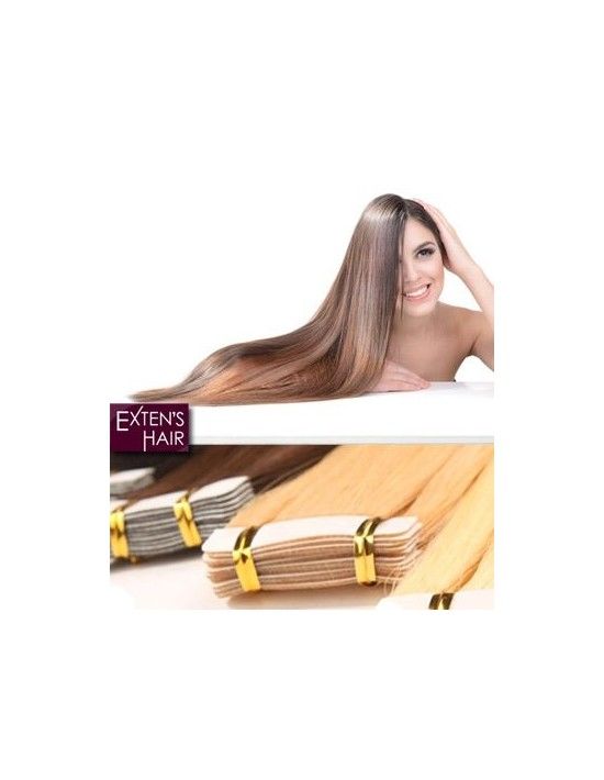 Extensions Adhésives 70 cm - XXXL PRO - Cheveu Noir