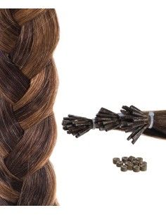 Extension de Cheveux Brun Acajou